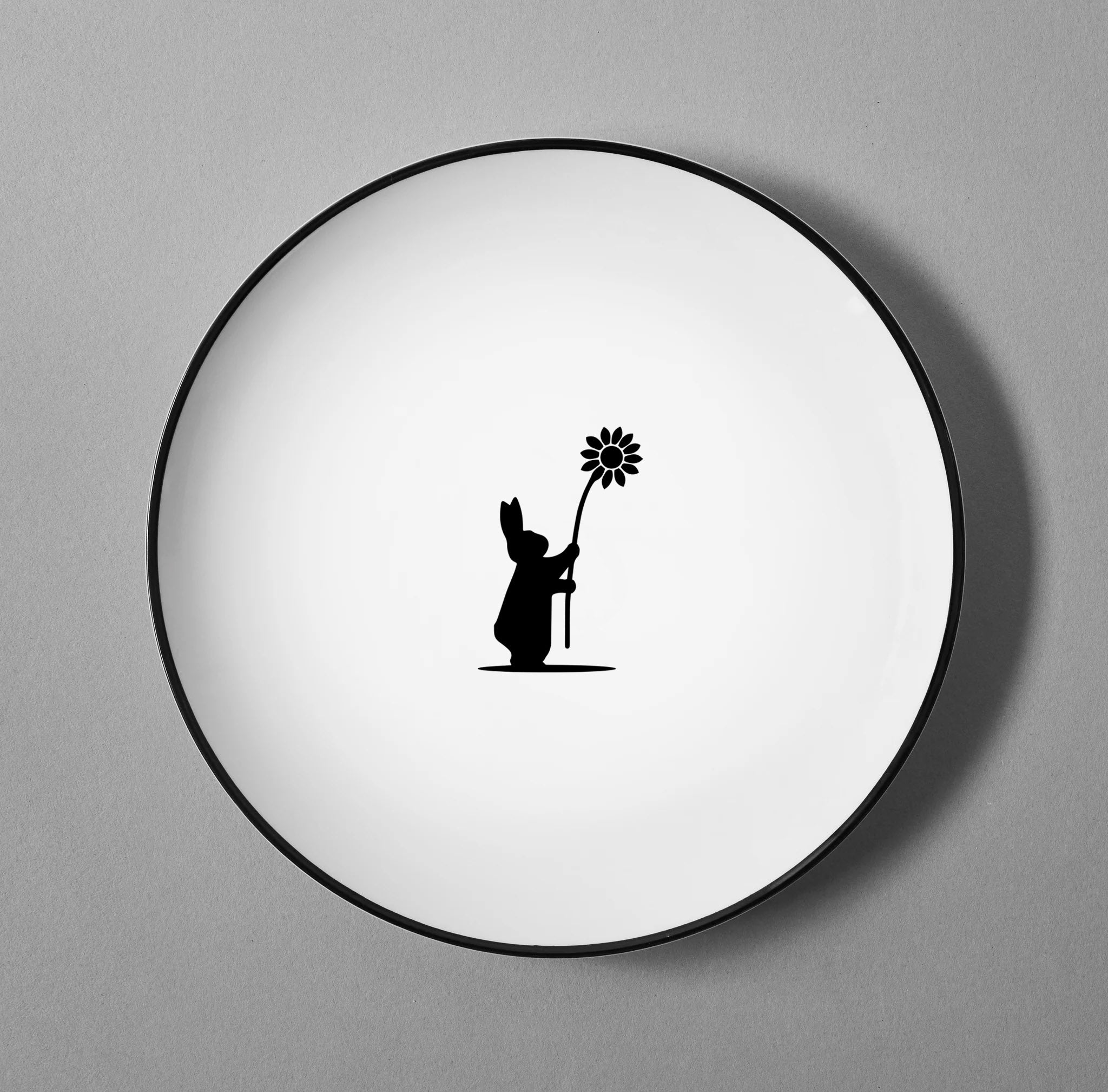 Flower Rabbit Plate – HAM