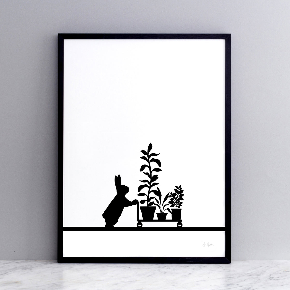 Rabbit Prints | Rabbit Wall Art on Handmade Screen Prints | HAM