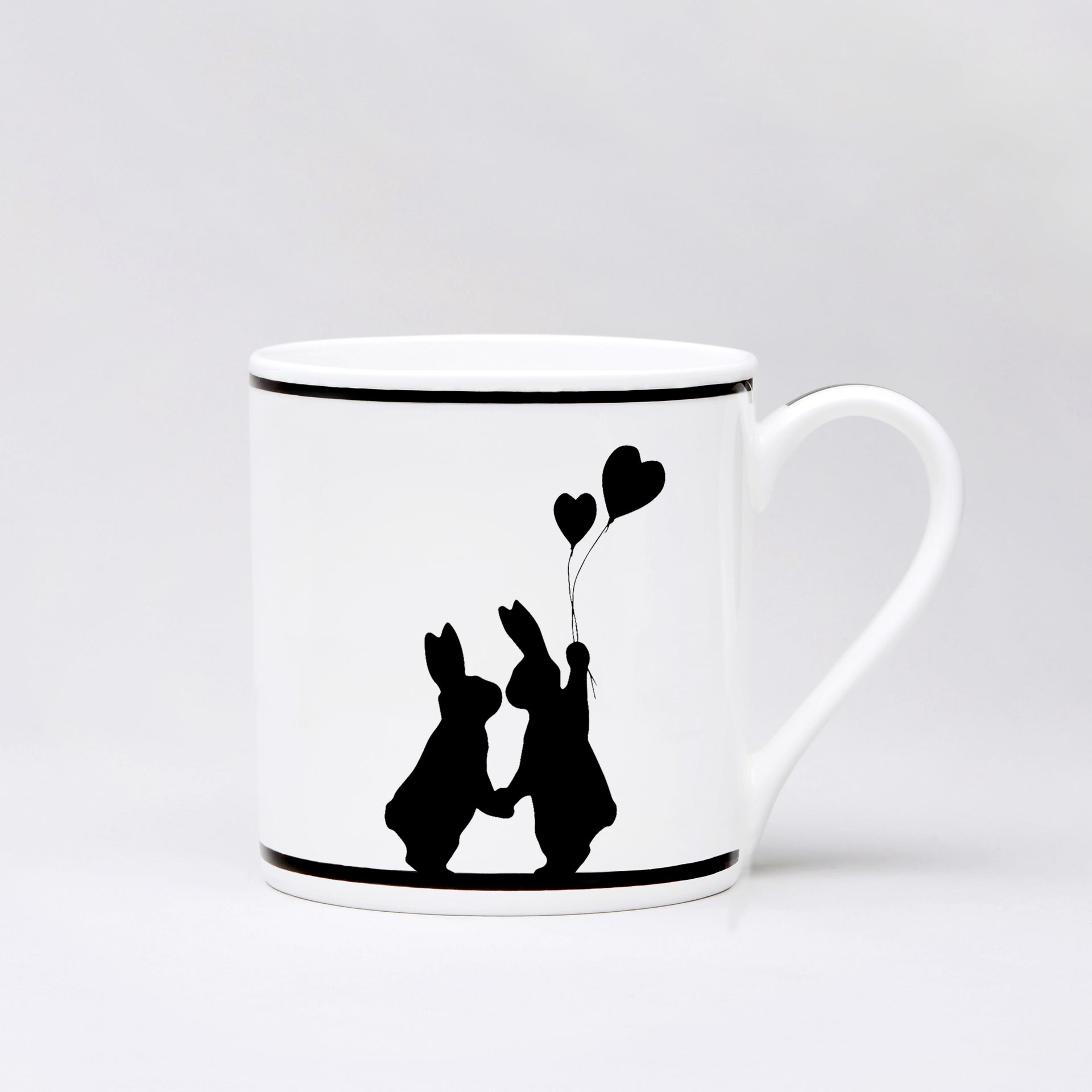 Rabbit Mugs | Hand Decorated Fine China Mugs | HAM