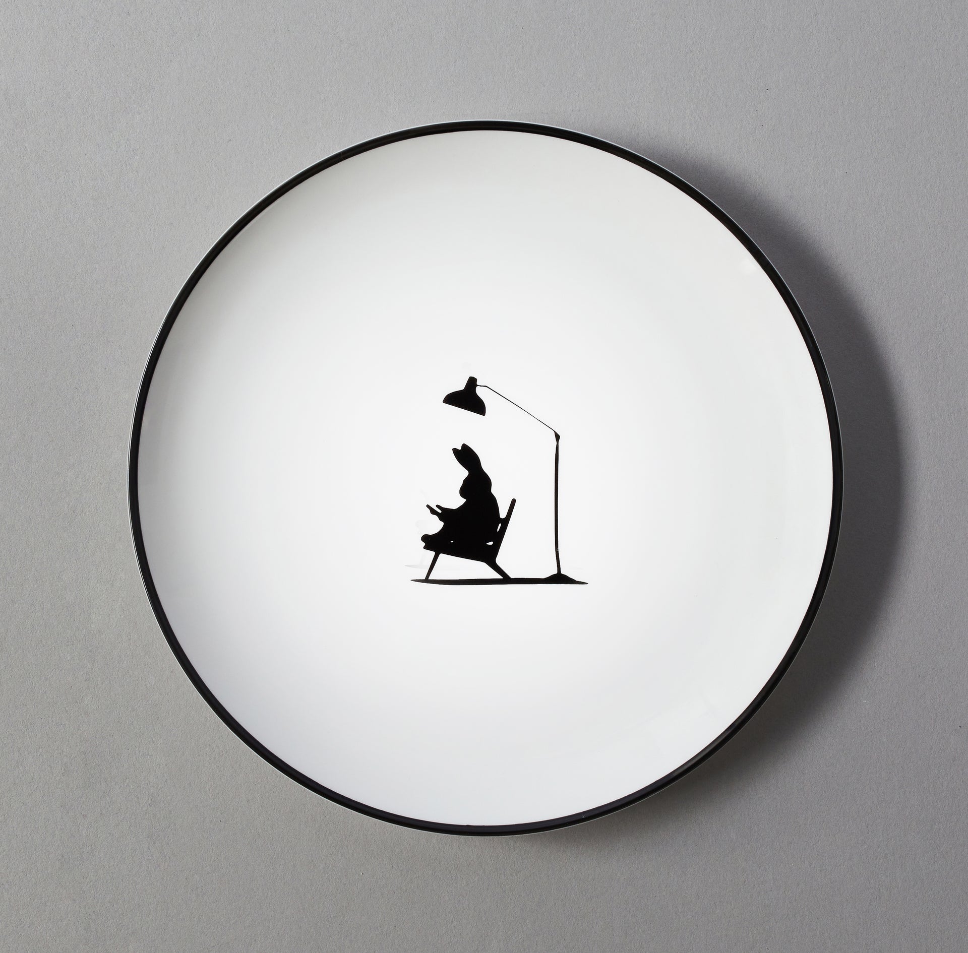 Rabbit Plates | Hand Decorated Fine China Plates | HAM