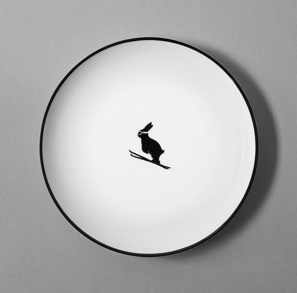 Rabbit Plates | Hand Decorated Fine China Plates | HAM