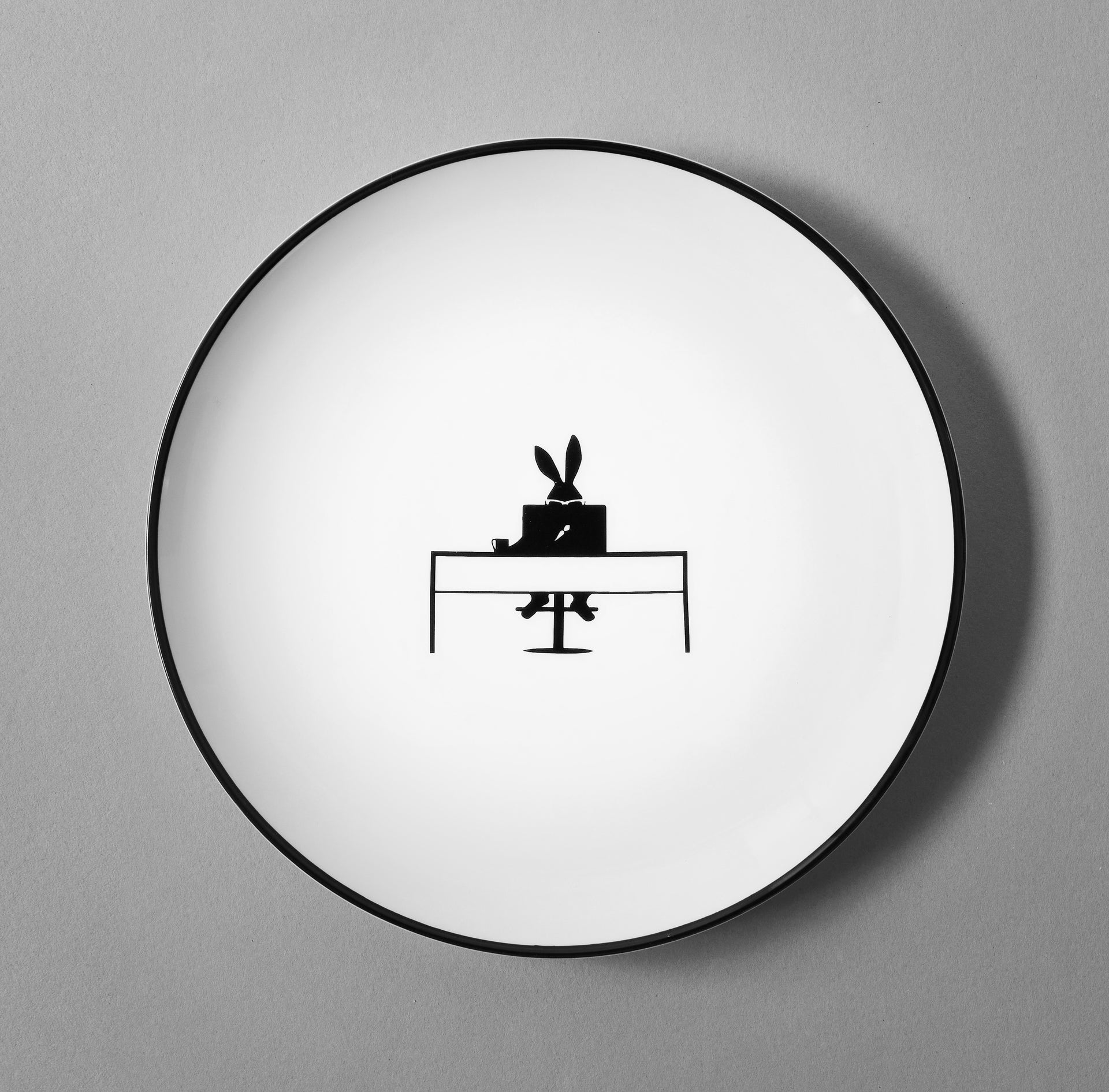 Rabbit Plates | Hand Decorated Fine China Plates | HAM