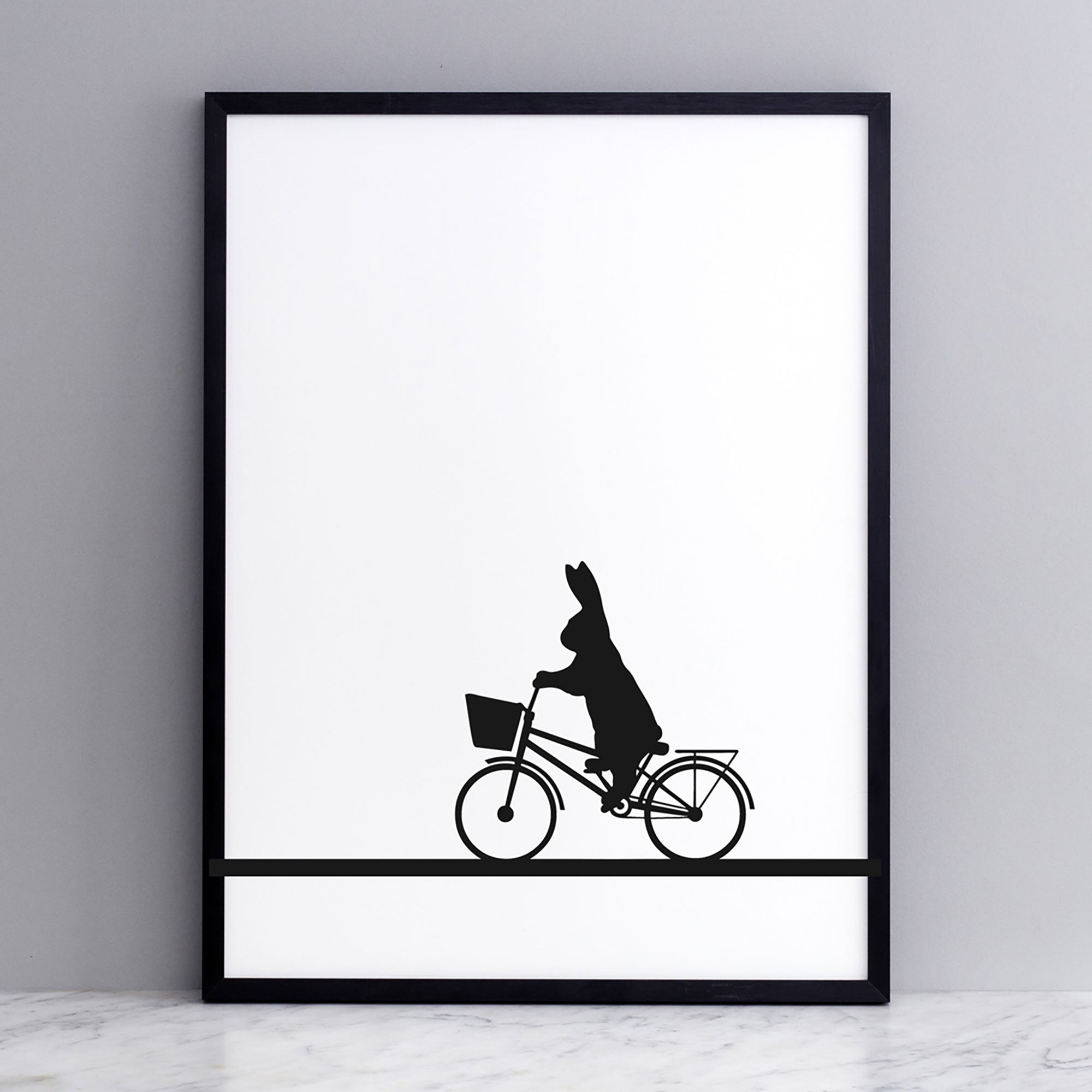 City Bike Rabbit Print – HAM