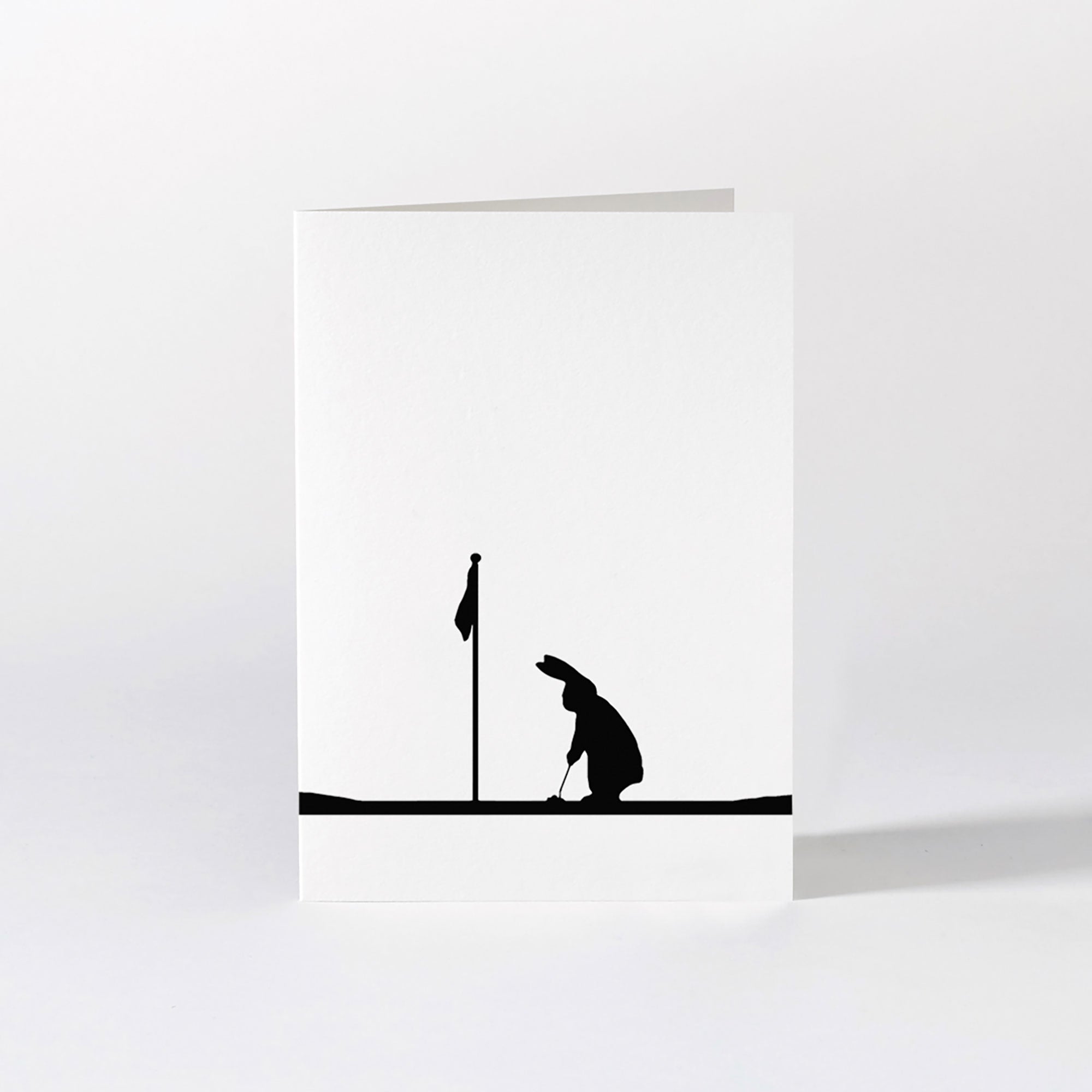 Golfing Rabbit Card – HAM
