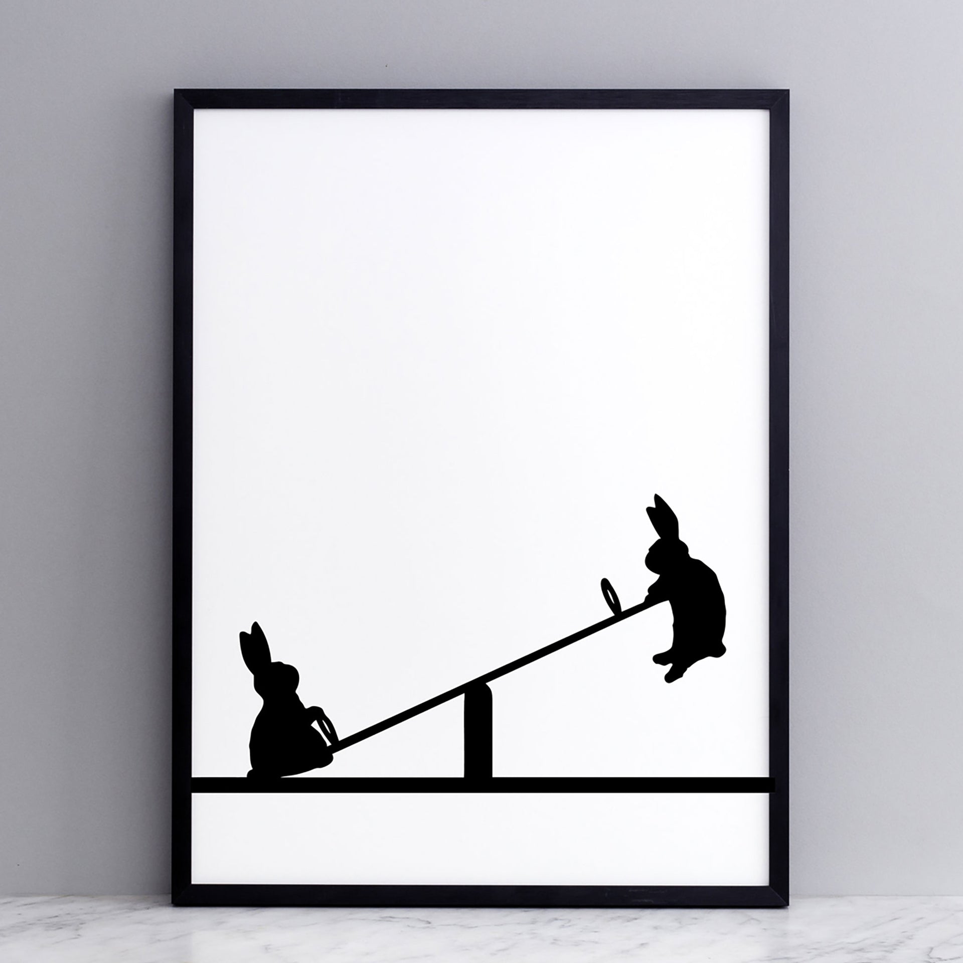 Rabbit Prints | Rabbit Wall Art on Handmade Screen Prints | HAM