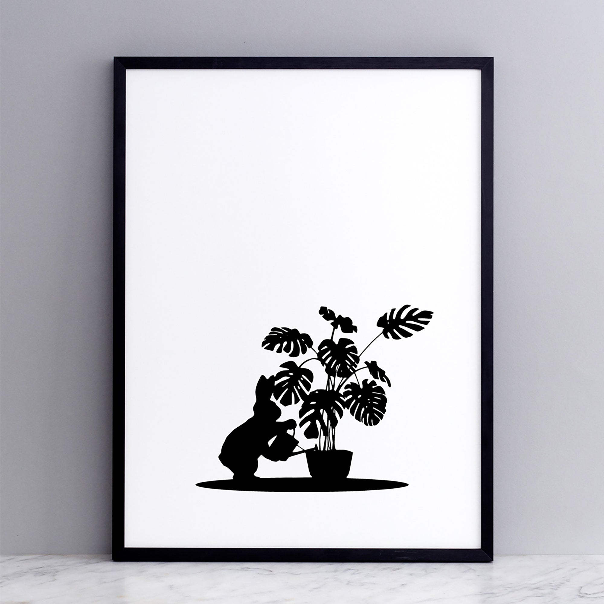 Watering Rabbit Print – HAM