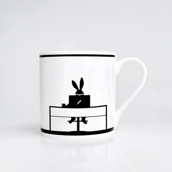 Rabbit Mugs | Hand Decorated Fine China Mugs | HAM