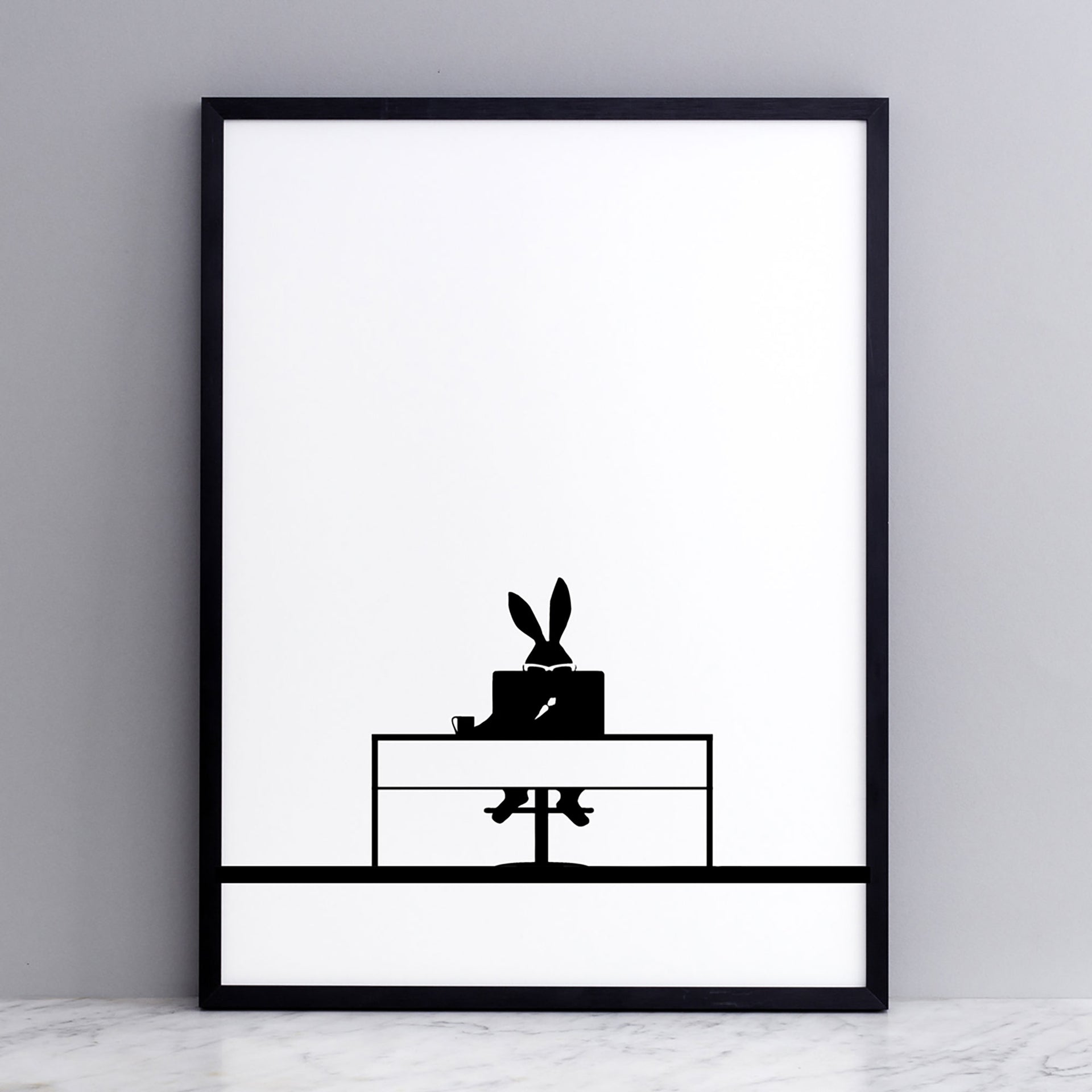 Rabbit Prints | Rabbit Wall Art on Handmade Screen Prints | HAM
