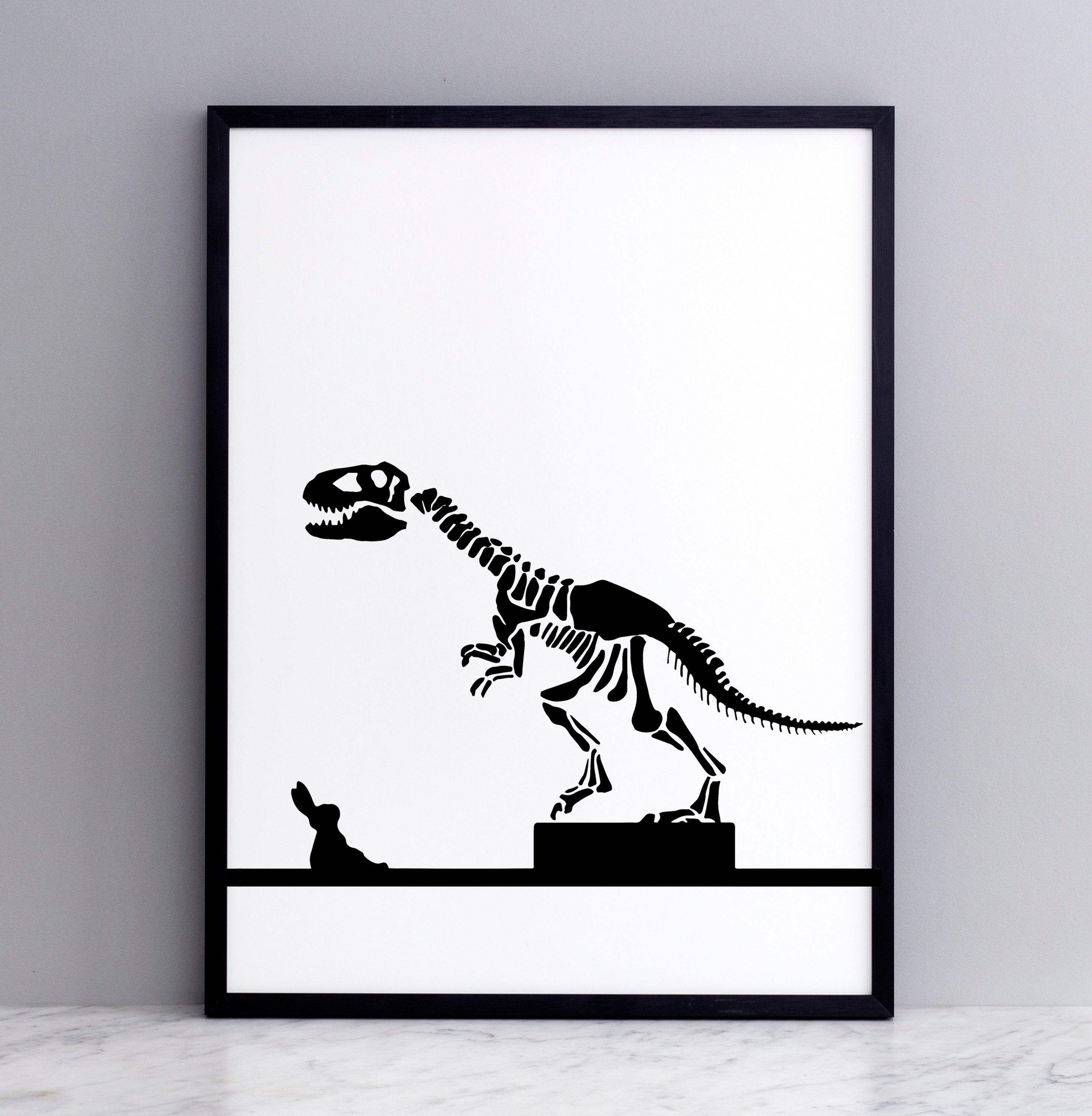 Dinosaur Rabbit Print – HAM