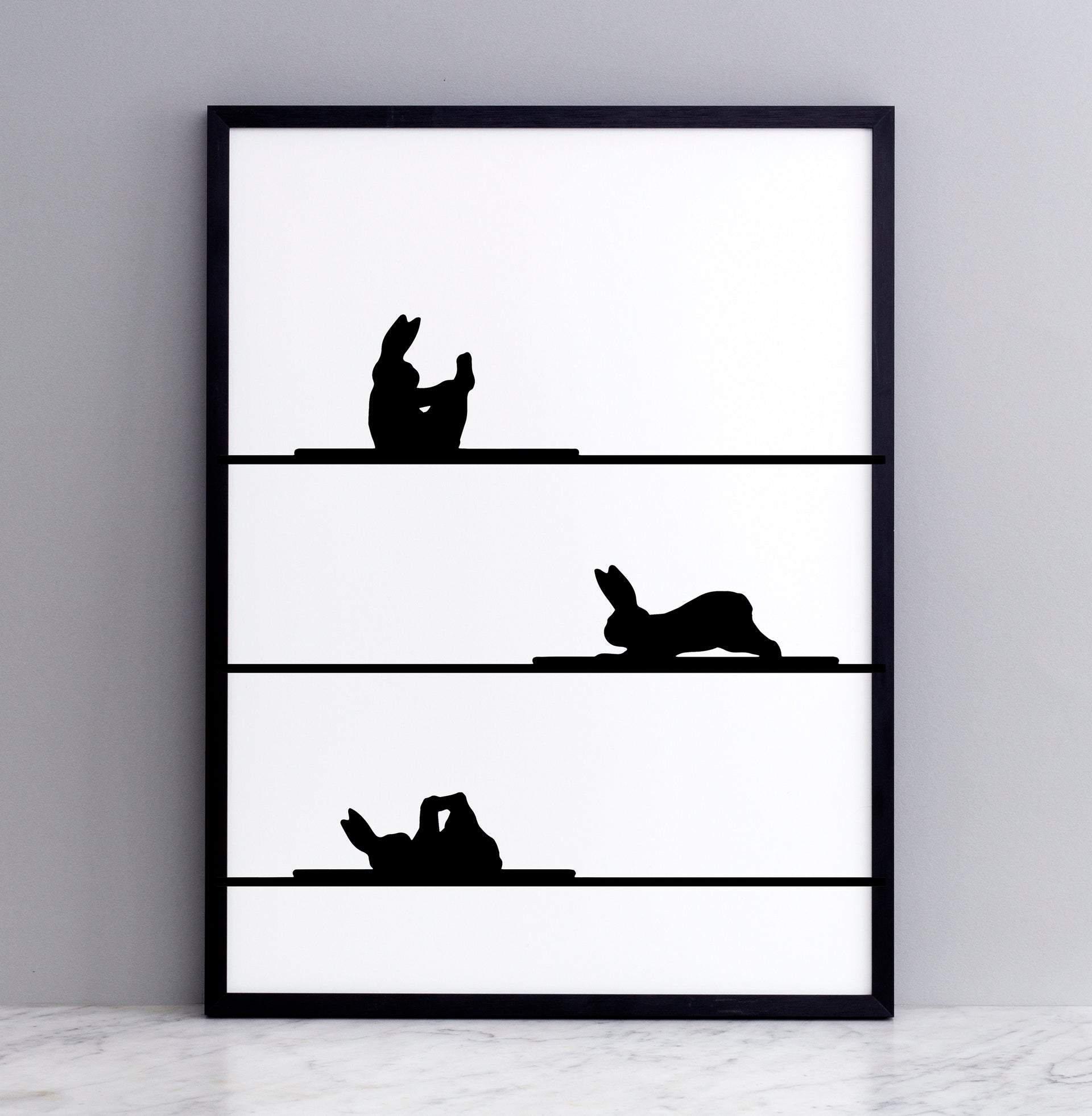 Rabbit Prints | Rabbit Wall Art on Handmade Screen Prints | HAM